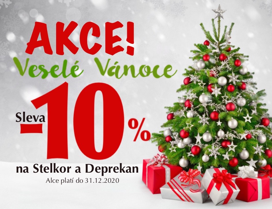 Veselé a zdravé Vánoce se slevou 10% - Stelkor